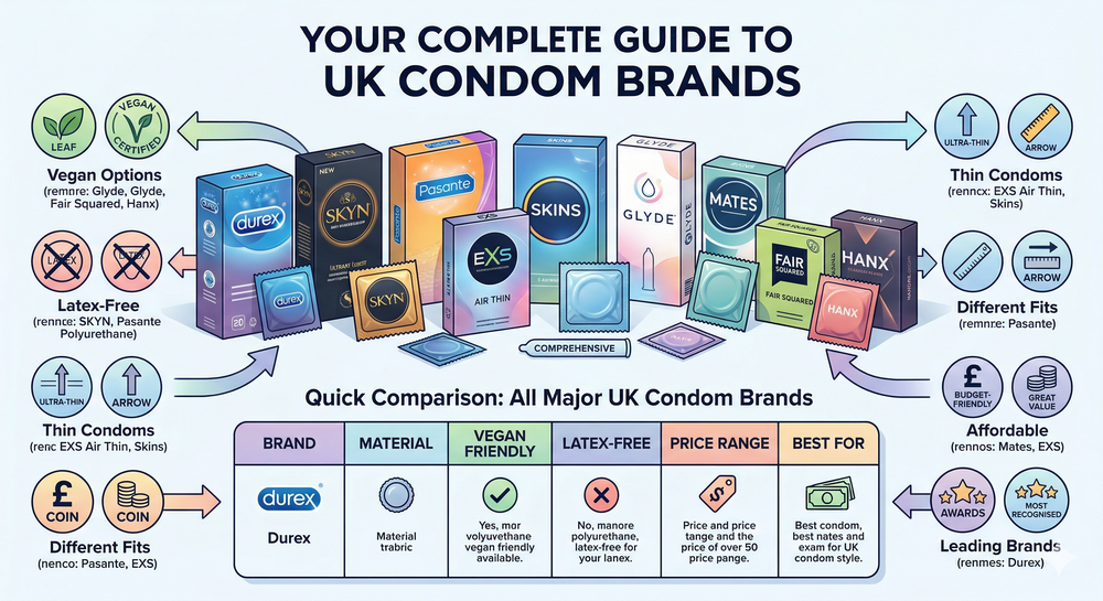 Condom Brands UK: A Complete Guide to Every Major Brand | Condoms.uk
