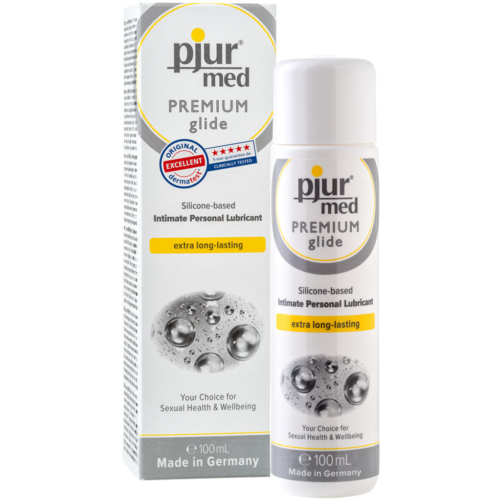 Pjur Med Premium Glide Silicone-Based Intimate Personal Lubricant (100 ...