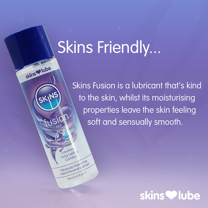 Skins Fusion Hybrid Silicone and Water-Based Lube (130ml) | Condoms.uk