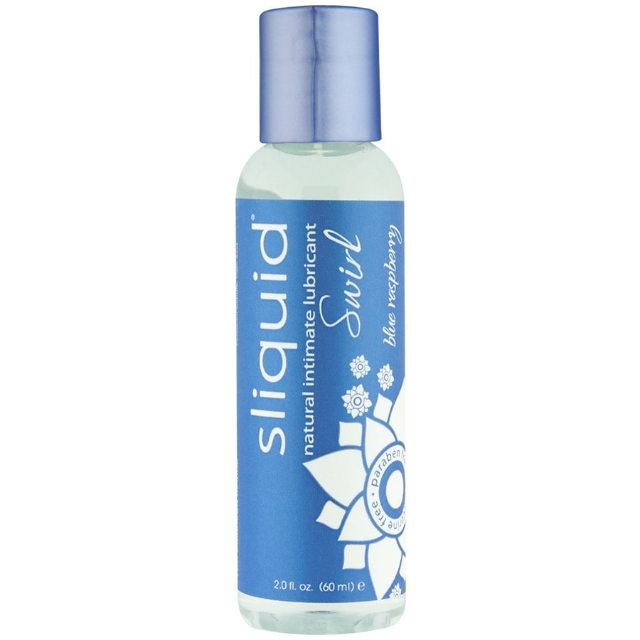 Sliquid Natural Intimate Lubricant Swirl Blue Raspberry | Condoms.uk