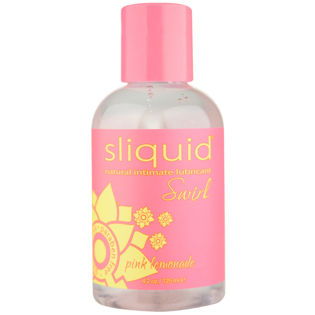 Sliquid Natural Intimate Lubricant Swirl Pink Lemonade (125ml) | Condoms.uk