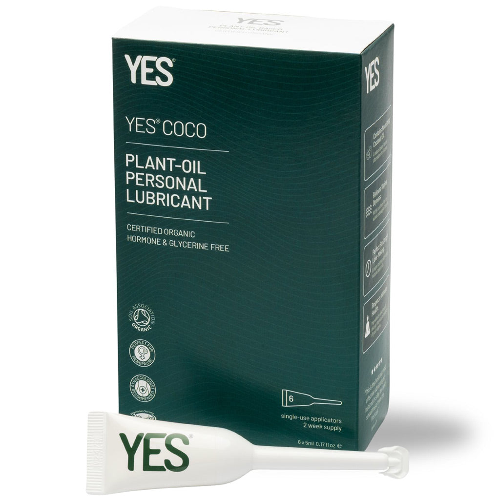 YES COCO Plant-Oil Lubricant Applicators (6 x 5ml) | Condoms.uk