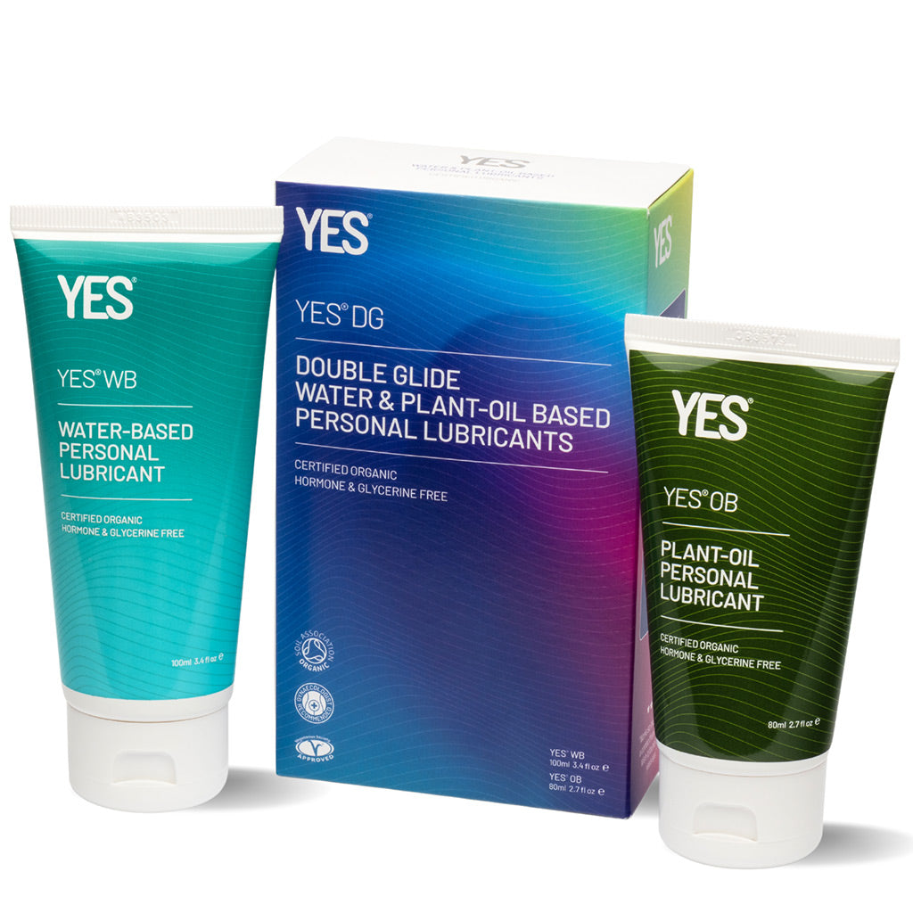 YES DG Double Glide Water & Plant-Oil Based Lubricants (100ml + 80ml ...