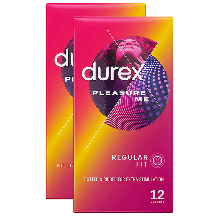 Durex Pleasure Me Ribbed & Dotted Condoms | Condoms.uk