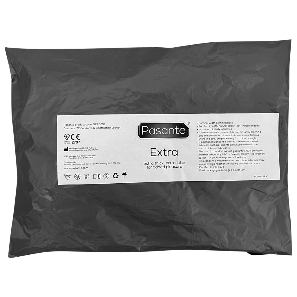Condoms.uk | Free Delivery Over £25 | Pasante Extra Condoms | Condoms.uk