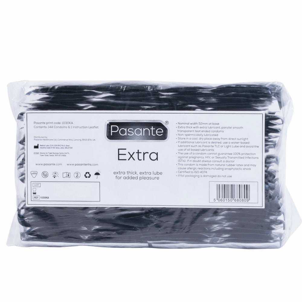 Condoms.uk | Free Delivery Over £25 | Pasante Extra Condoms | Condoms.uk