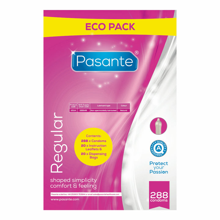 Pasante Regular Condoms | Condoms.uk